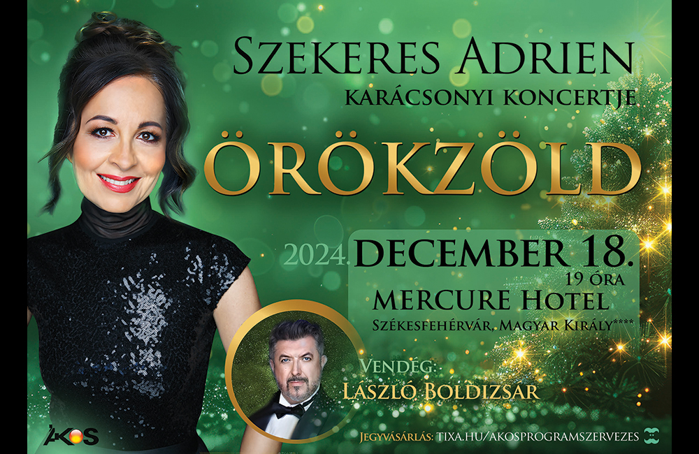 Tixa // Szekeres Adrien karácsonyi koncertje Székesfehérváron