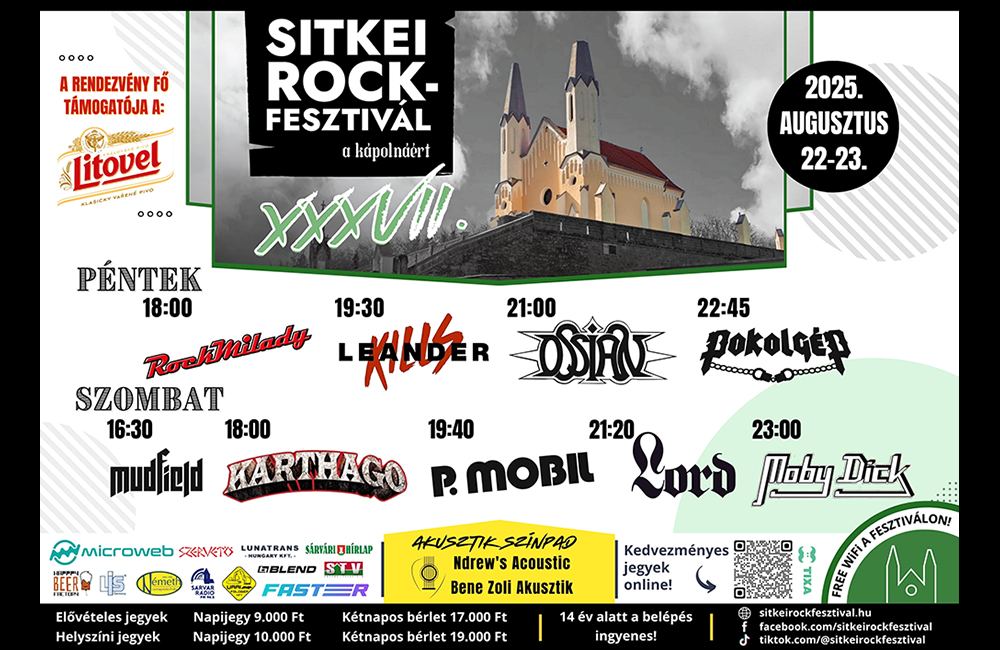 Tixa // XXXVII. Sitkei Rockfesztivál a Kápolnáért