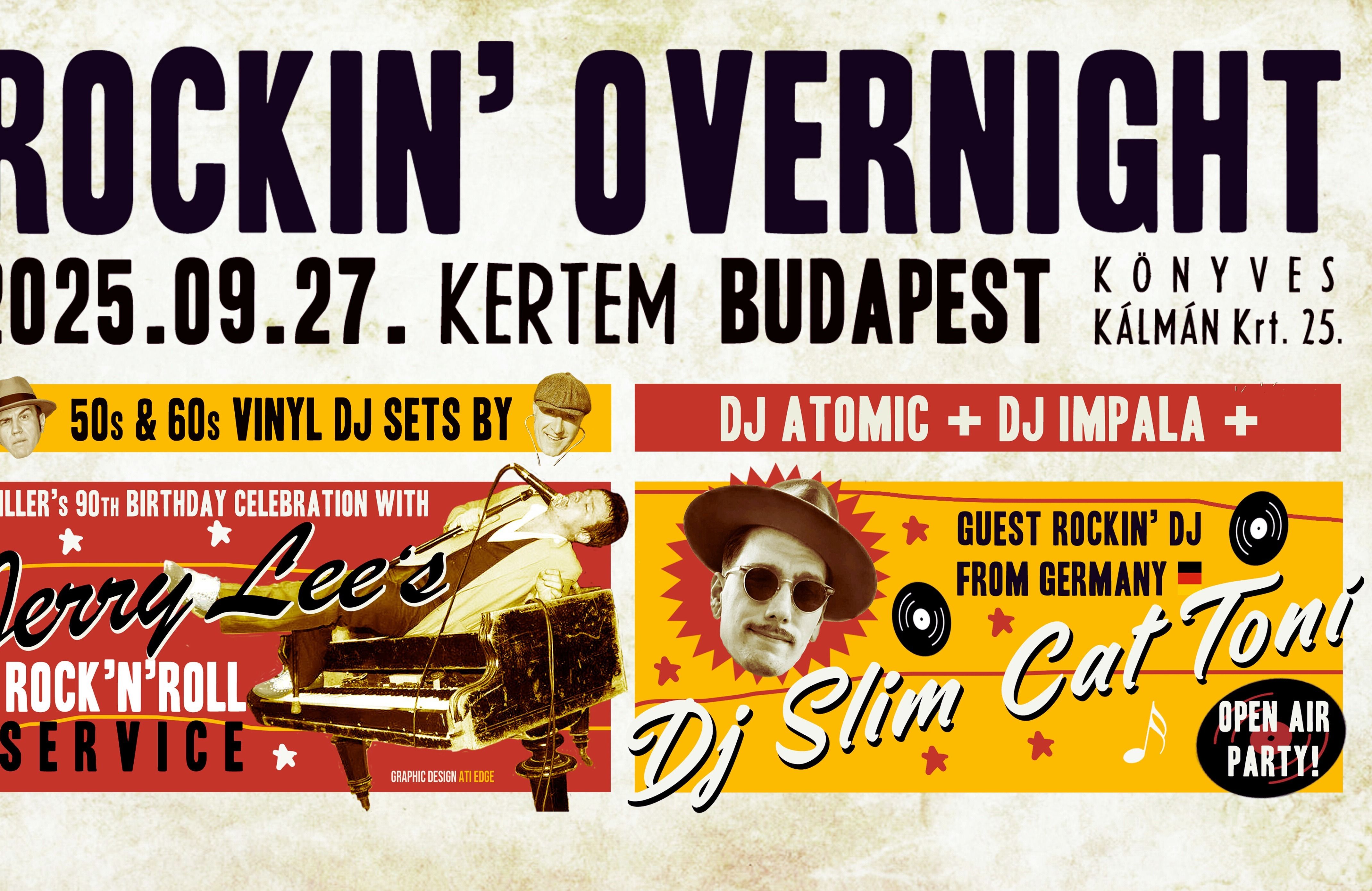 Tixa // IX. ROCKIN' OVERNIGHT // Jerry Lee's Rock'N'Roll Service / Dj ...
